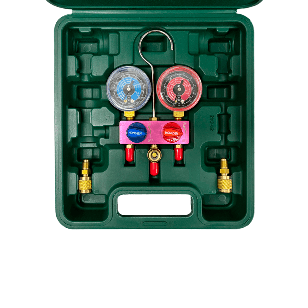 Mini-fold - Manifold Mini com Mangueiras e Adaptadores - Embrar