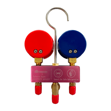 Mini-fold - Manifold Mini com Mangueiras e Adaptadores - Embrar