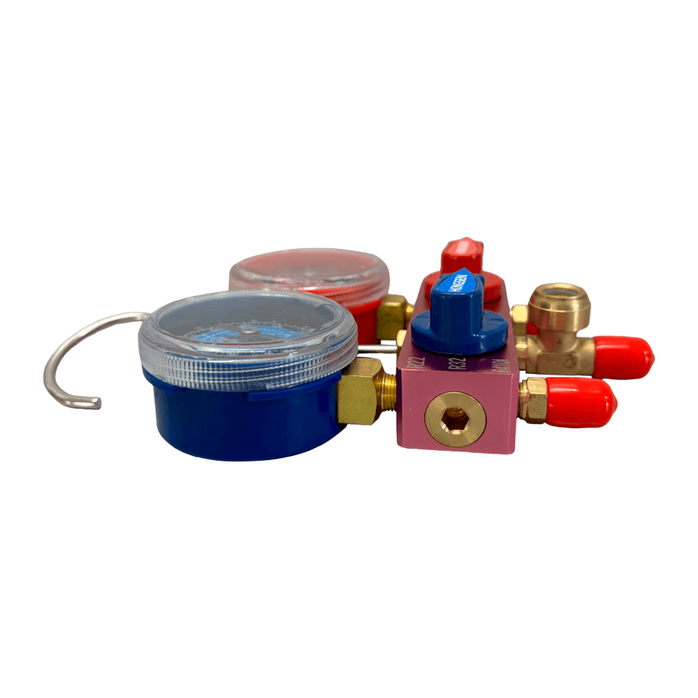 Mini-fold - Manifold Mini com Mangueiras e Adaptadores - Embrar